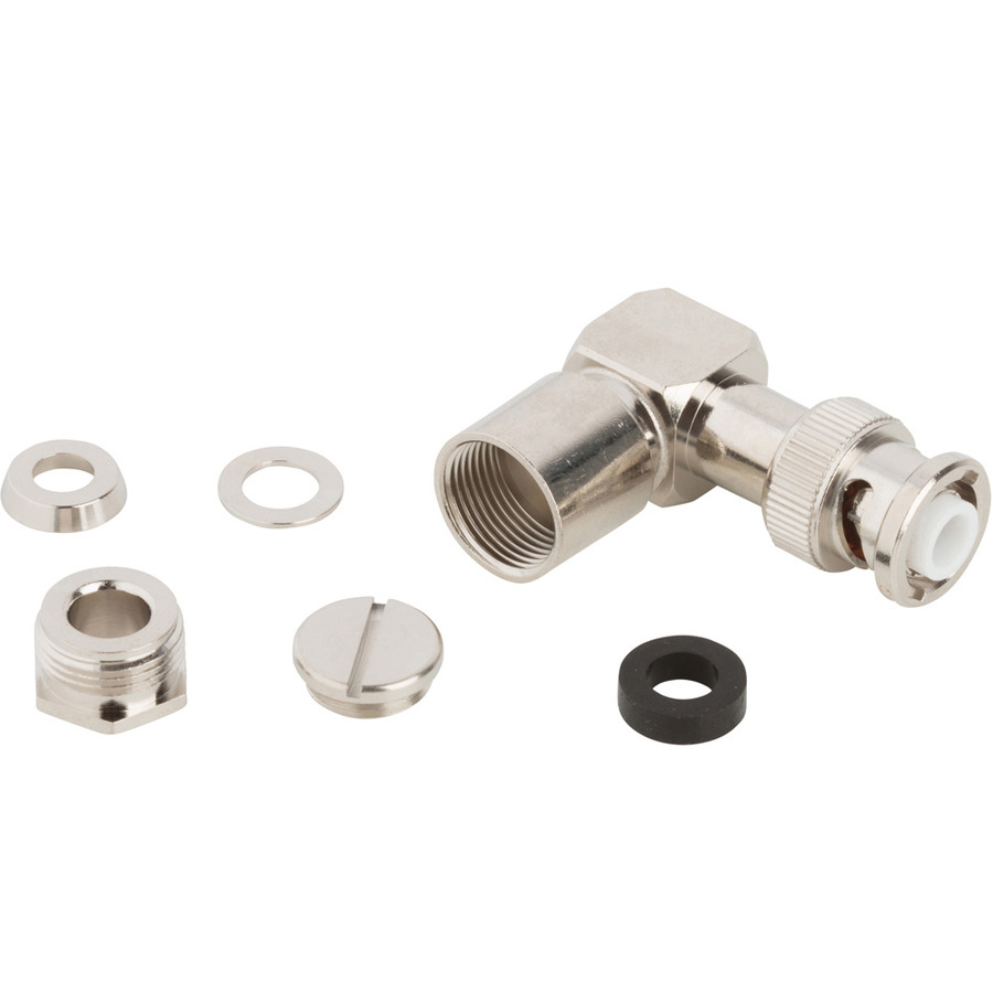 Amphenol RF 000-28100 RF MHV Connector, Right Angle Clamp Plug, Non ...