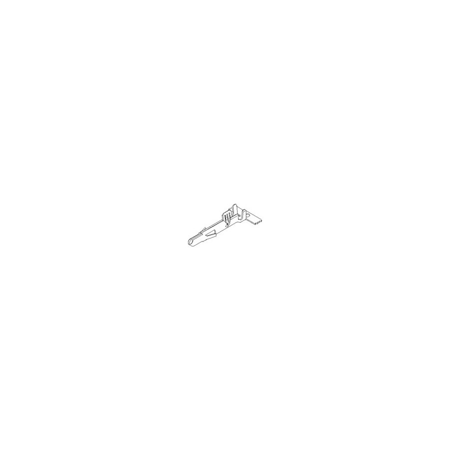 Molex 02-08-2003 MLX Male Crimp Terminal 42023, 14-20 AWG, Reel, Brass ...