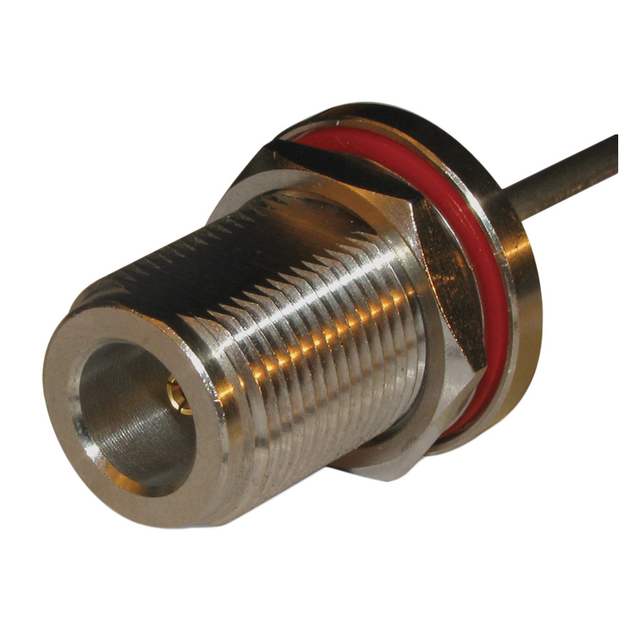 Amphenol RF 082-6162 RF Connector, N-Type, Straight, Clamp Jack ...