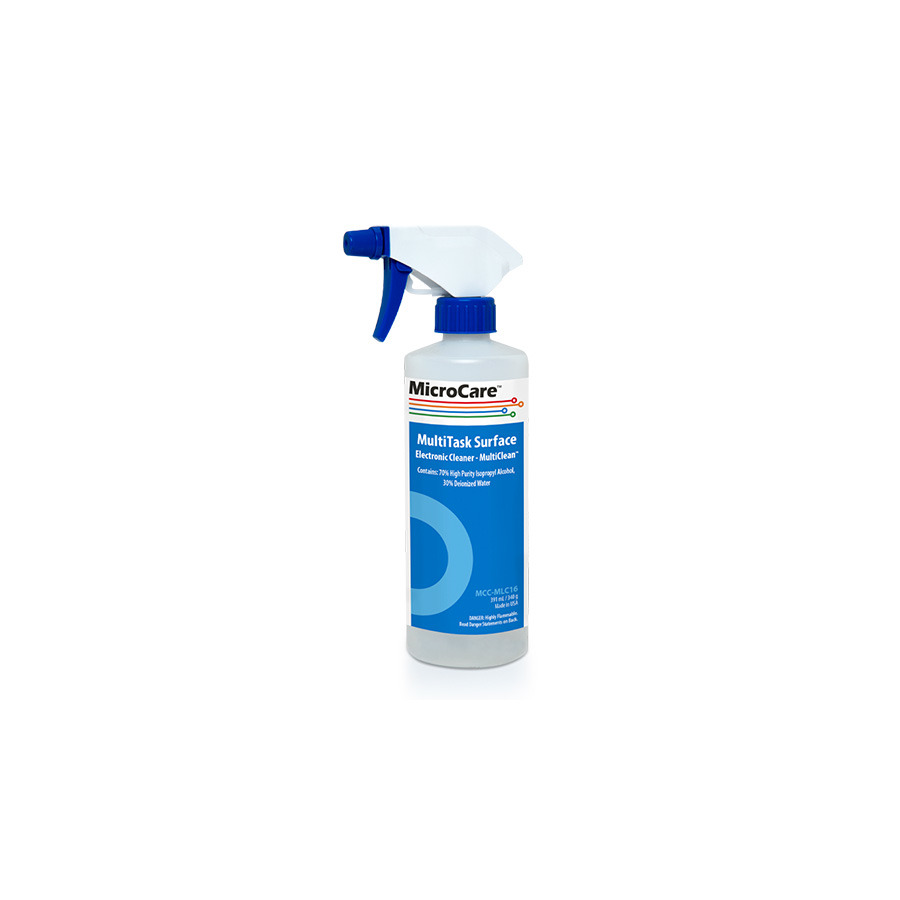 MicroCare MCC-MLC16 MultiTask Surface Cleaner, 70% Alcohol/30% DI Water ...
