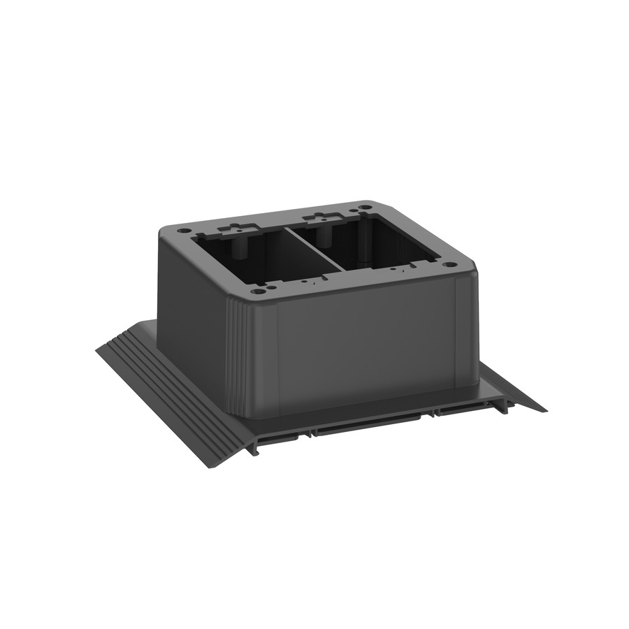 Panduit AFR4JB2SBL Above Floor Raceway Junction Box, ABS Plastic, Blk ...