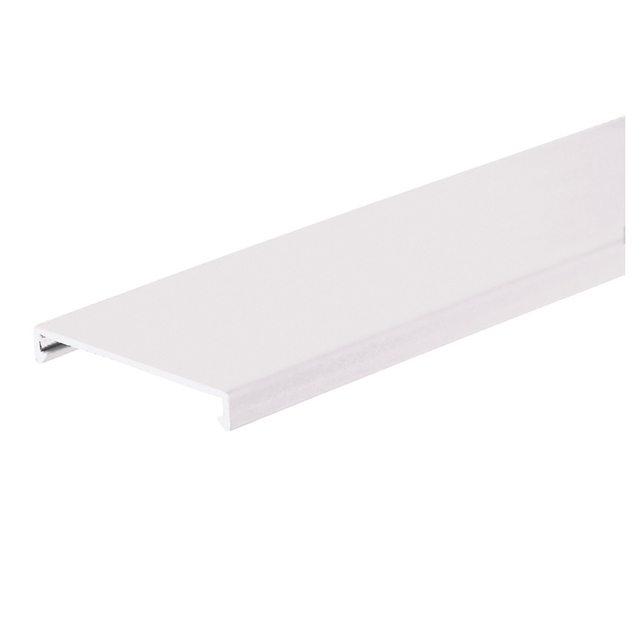 Panduit C2WH6 Wiring Duct Cover, PVC, 2", White, 6ft | TestEquity