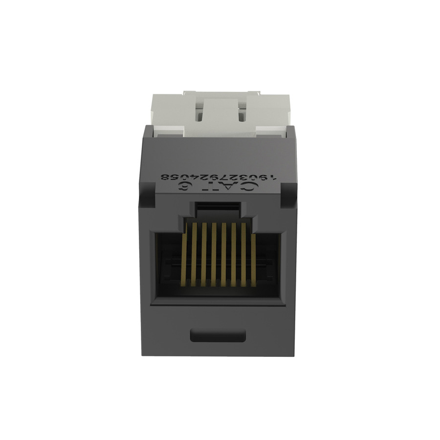 Panduit CJ688TGBL Mini-Com TG Jack Module, Cat 6 UTP RJ45, Black, 1Pc ...