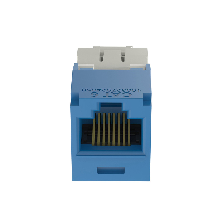Panduit CJ688TGBU-C Mini-Com TG Jack Module, Cat 6 UTP RJ45, Blue ...
