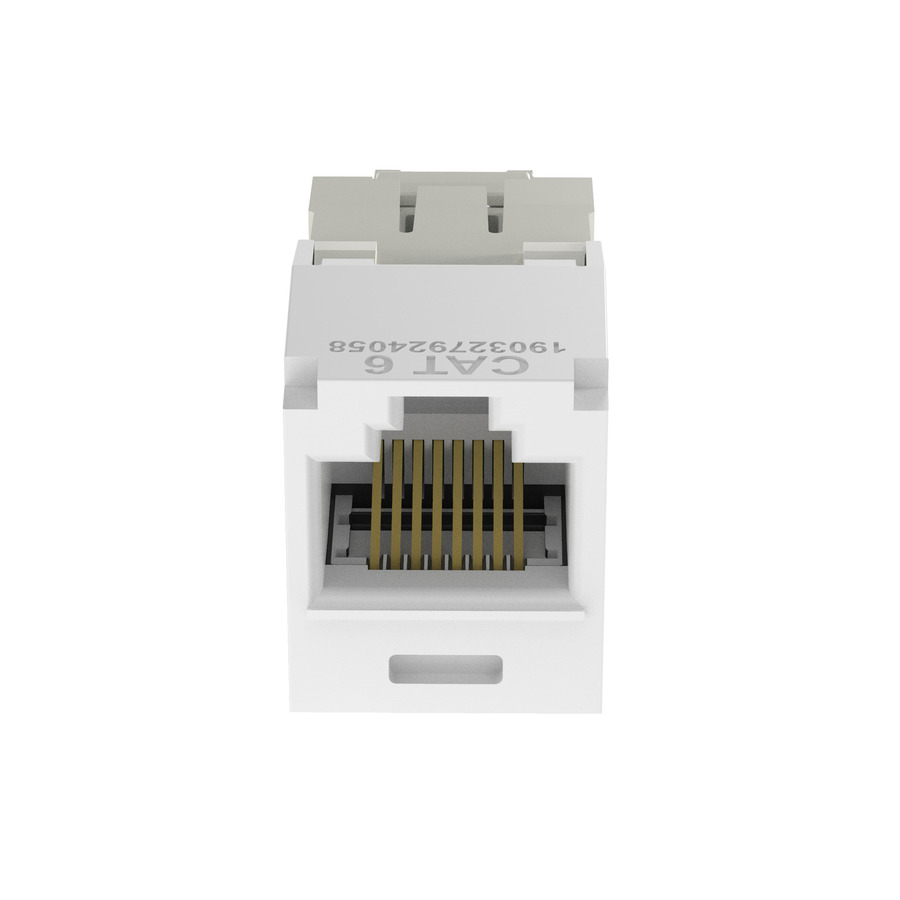 Panduit CJ688TGWH Mini-Com TG Jack Module, Cat 6 UTP RJ45, White, 1Pc ...