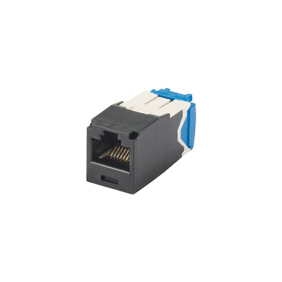 Panduit CJ6X88TGBL Mini-Com TG Jack Module, Cat 6A UTP RJ45, Blk, 1Pc ...