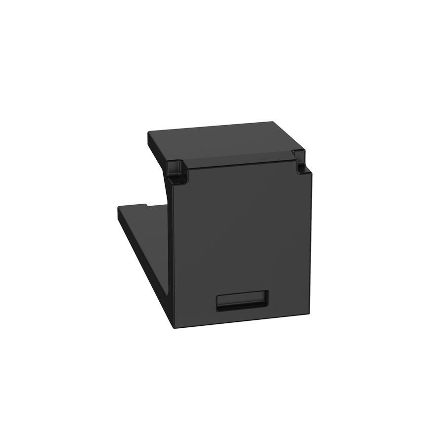 Panduit CMBBL-X Mini-Com Blank Module, 1 Port, ABS Plastic, .61"x.72"x1 ...