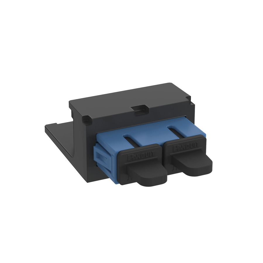 Panduit CMDBUSCZBL Mini-Com Fiber Adapter Module, SC Duplex, OM3/OM4 ...