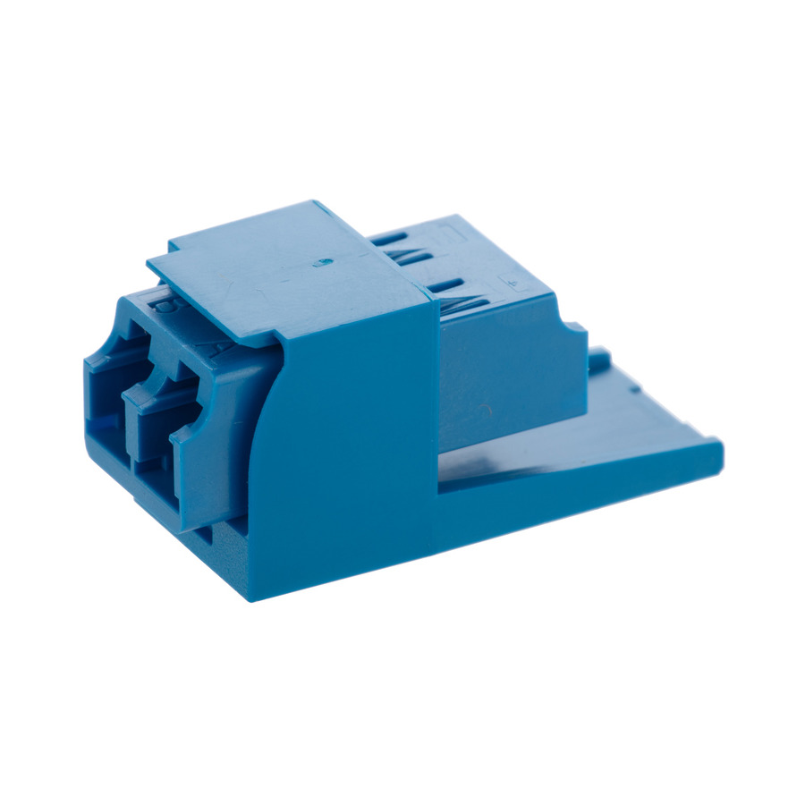 Panduit CMDSLCZBL Mini-Com LC Adapter Module, Multimode Duplex ...