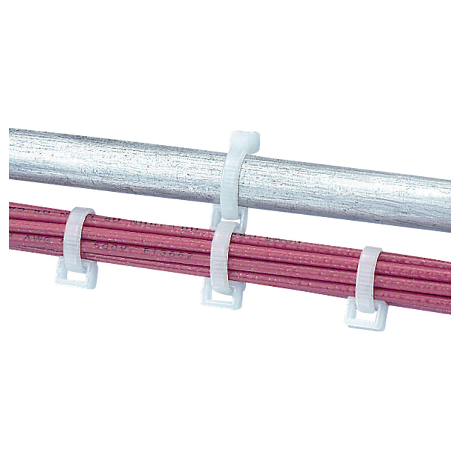 Panduit CR4H-M Closed Cable Tie Connector Ring Mount, Nylon 6.6, Black ...