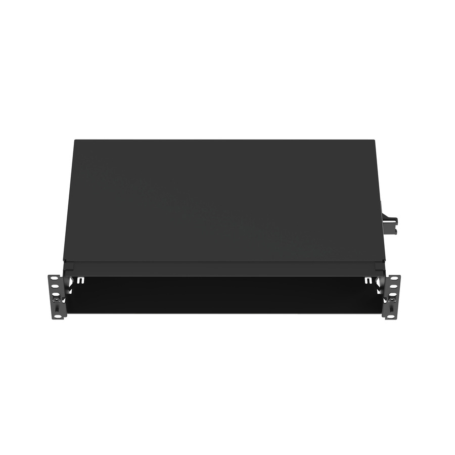 Panduit FMT2 Opticom Fiber Tray, Straight, 2 RU, 8 Port, 19"x3.48", 1Pc ...