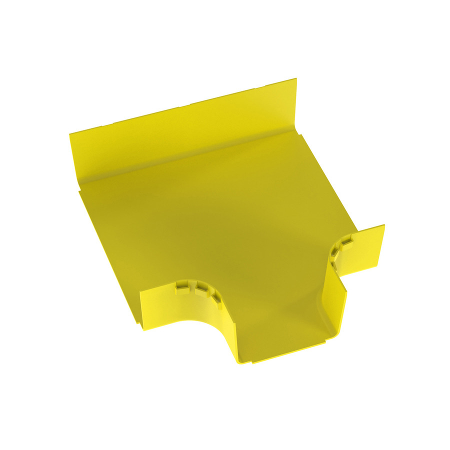 Panduit FRT12X4W6LYL FiberRunner Horizontal Tee, 90Deg, 12x4, PC/ABS ...