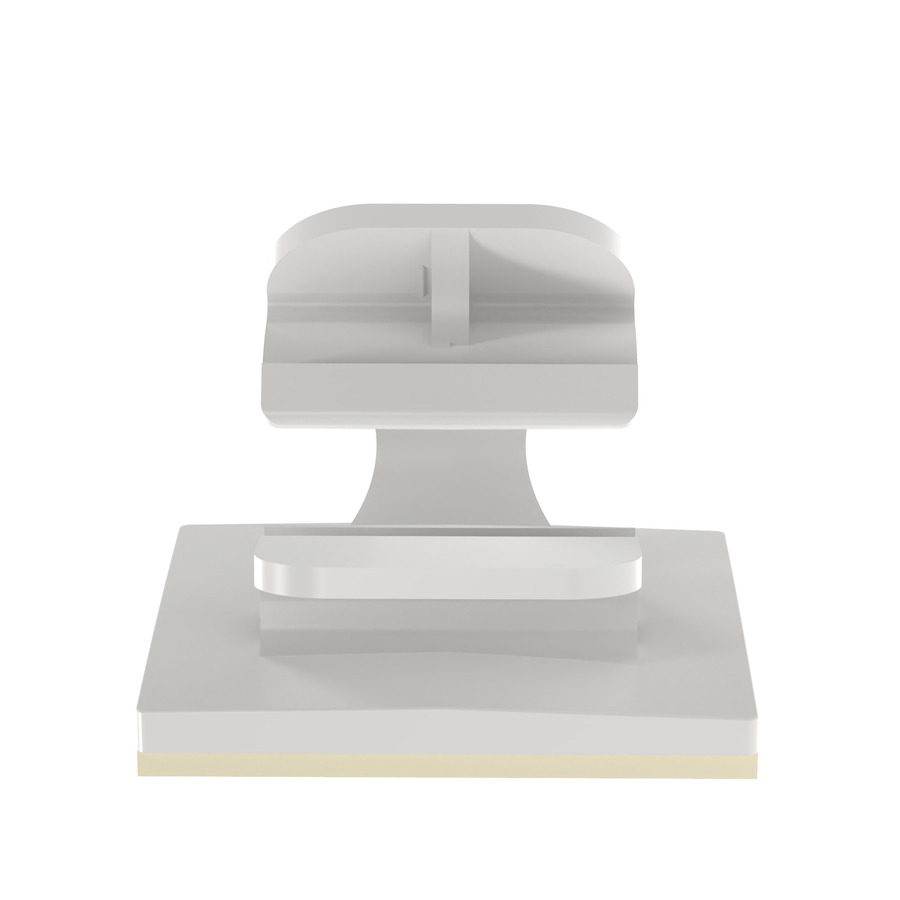 Panduit LWC25-A-C Latching Wire Clip, Nylon 6.6, Rubber Adh, .25" Dia ...