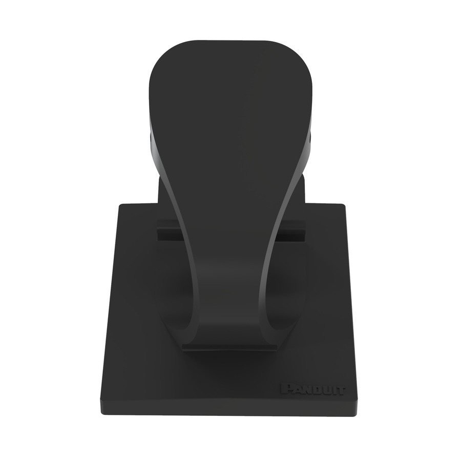 Panduit LWC50-A-L20 Latching Wire Clip, Nylon 6.6, Rubber Adh, .5" Dia ...