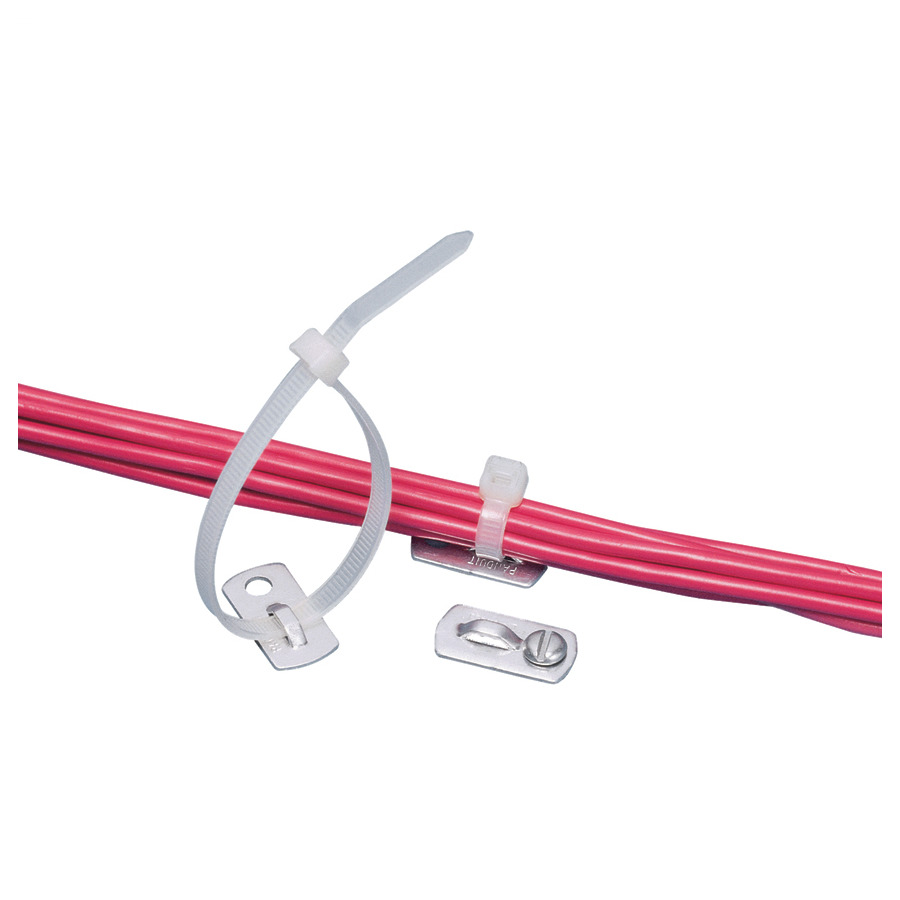 Panduit MBMS-S10-MY Metal Mount, M5 Screw, .5"x1"x.14", 1000Pcs ...