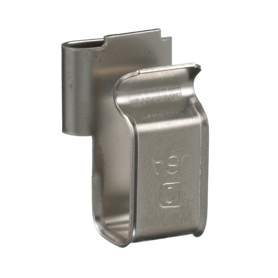 Panduit MEC100-90-2PV-C Rolled Edge Clip, Stainless Steel, Fits 1-2 ...