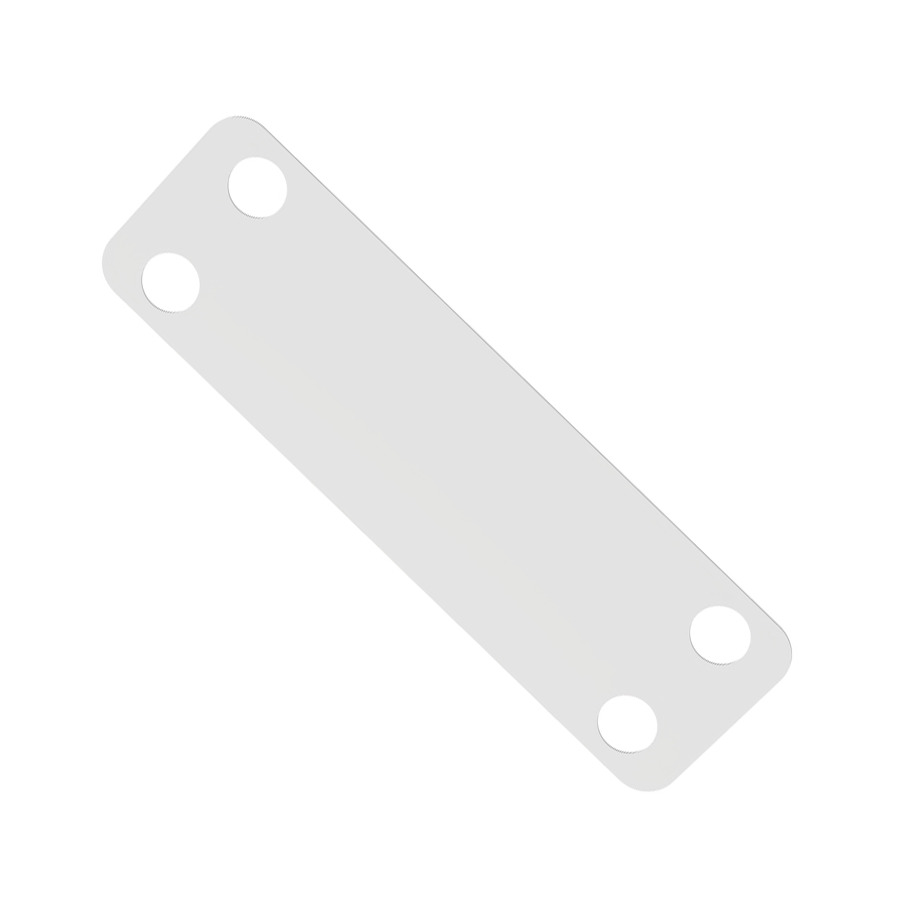 Panduit MP250-C Marker Plate, Nylon 6.6, .75"Wx2.5"L, White, 100Piece ...