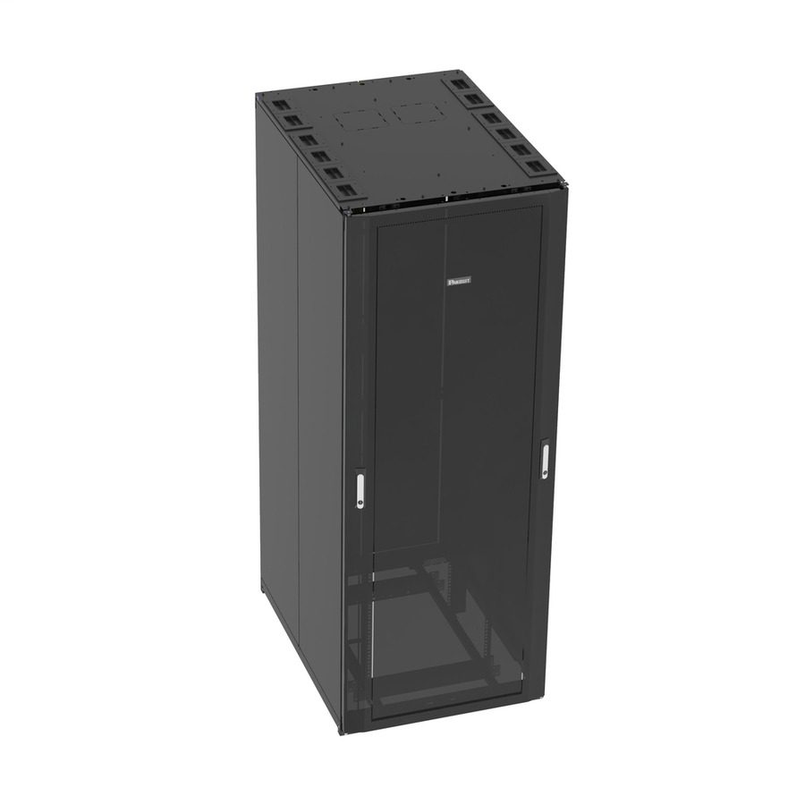 Panduit N8512B Net-Access N-Type Network Cabinet, Steel, 45 RU, Dual ...