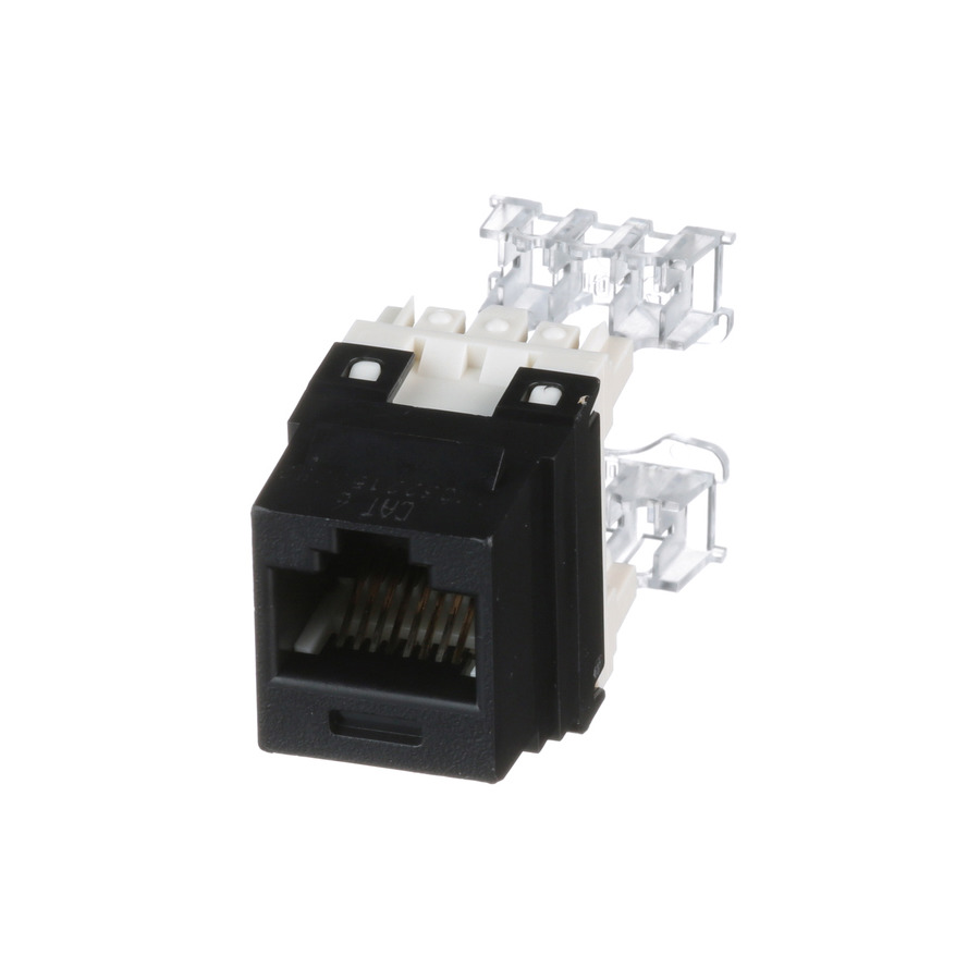 Panduit NK688MBL Keystone Jack Module, UTP, Cat 6, RJ45, Punchdown, Black, 1Pcs | JensenTools