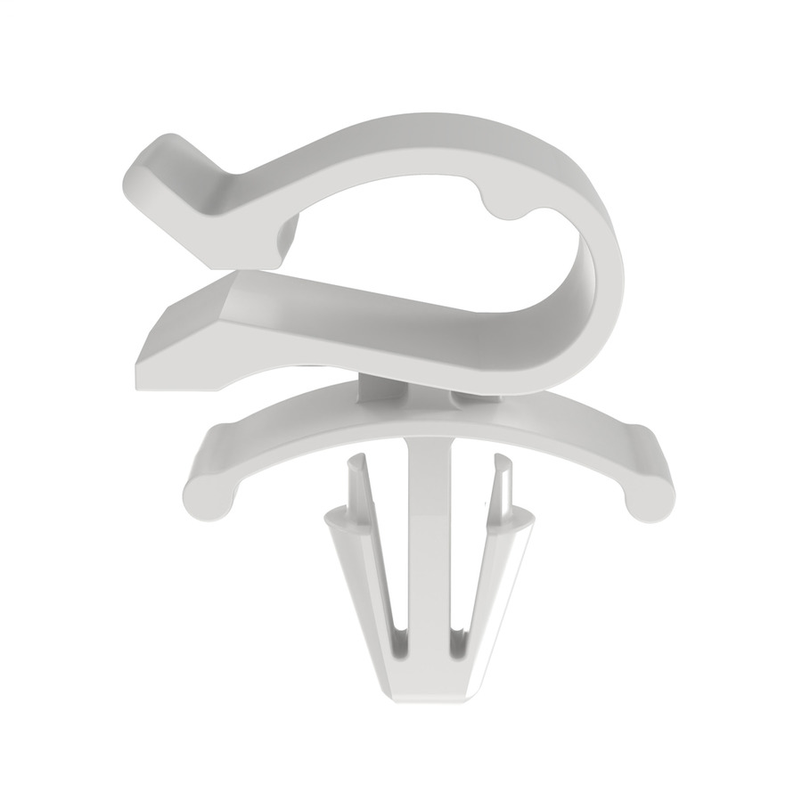 Panduit PMCC38H25-M Push Mount Cord Clip, Indoor, Nylon 6.6, .25” Hole ...