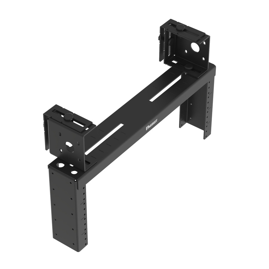 Panduit PZLRB4U Overhead Distribution Rack, 2-Post, 4 RU, 20.3"x12.4"x6 ...
