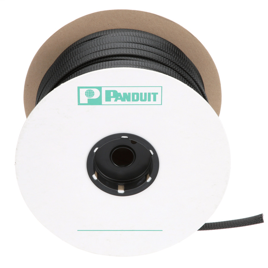 Panduit SE75P-DR0 Braided Sleeving, Polyethylene Terephthalate, .75" ND ...