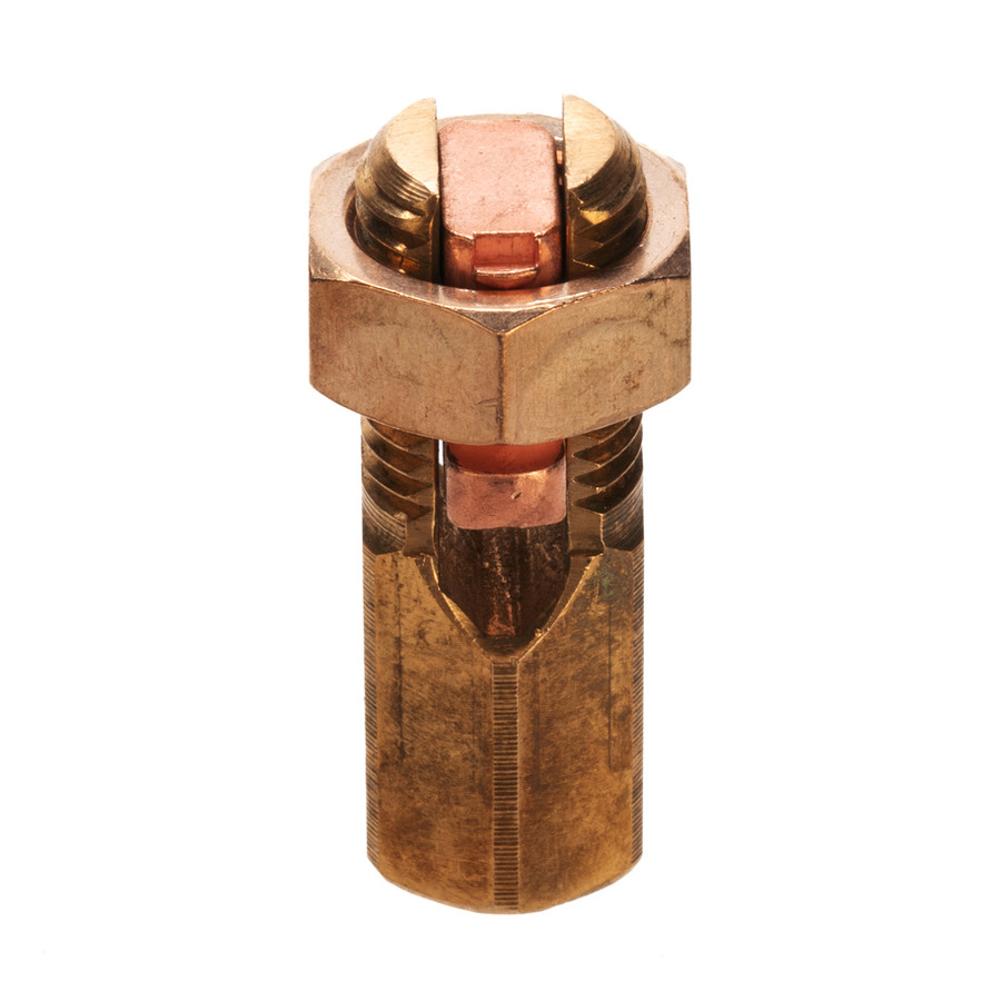 Panduit SPF2-4-C Service Post Grounding Connector, 10-4AWG, Hex .75 ...