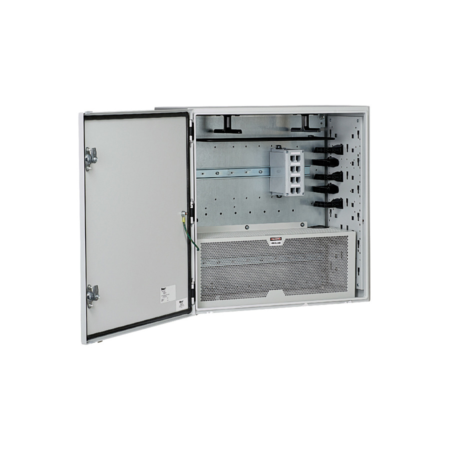 Panduit Z22C-S Network Zone Enclosure, 24"x24", Mild Steel, 2 Switches ...