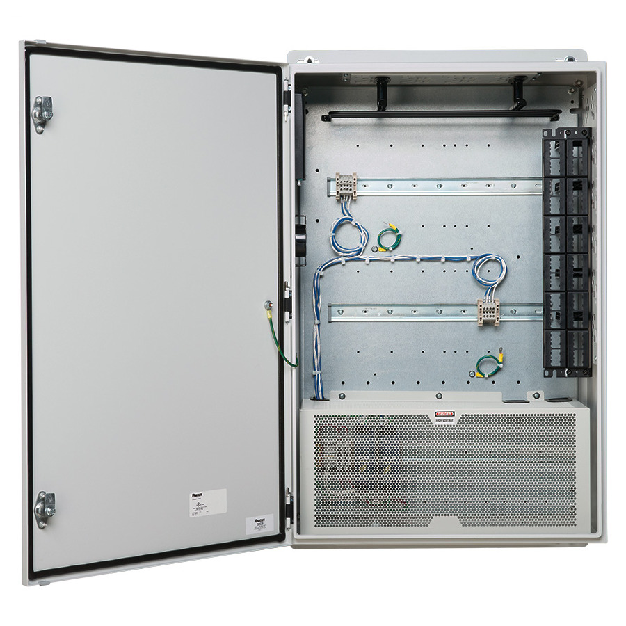 Panduit Z23U-S24S Universal Enclosure, 24"x36", Mild Steel, Fits 2 ...