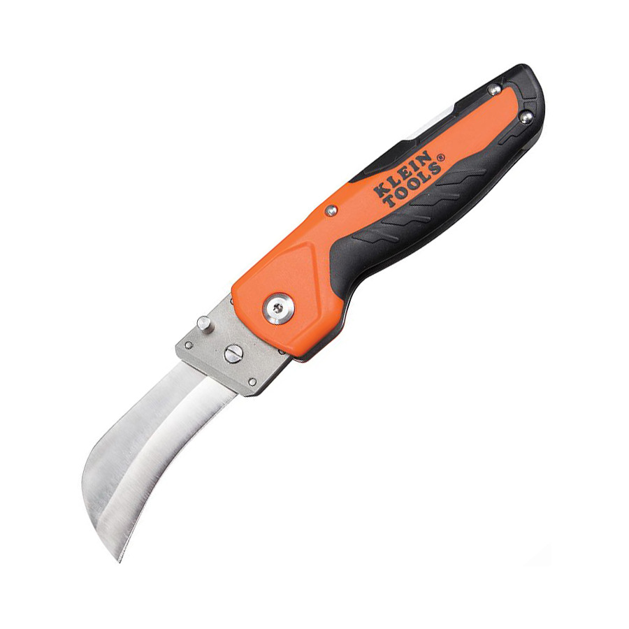 Klein Tools 44218 Cable Skinning Utility Knife w/Replaceable Blade ...