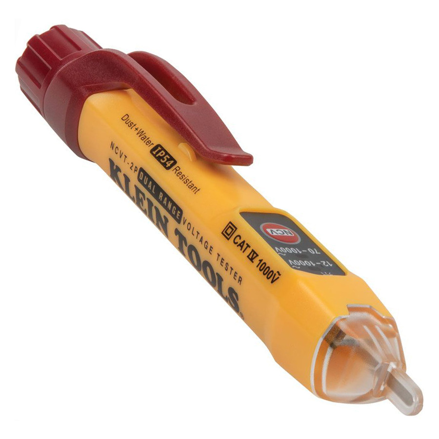 Klein Tools NCVT2P Dual Range Non-Contact Voltage Tester 12 - 1000V AC ...