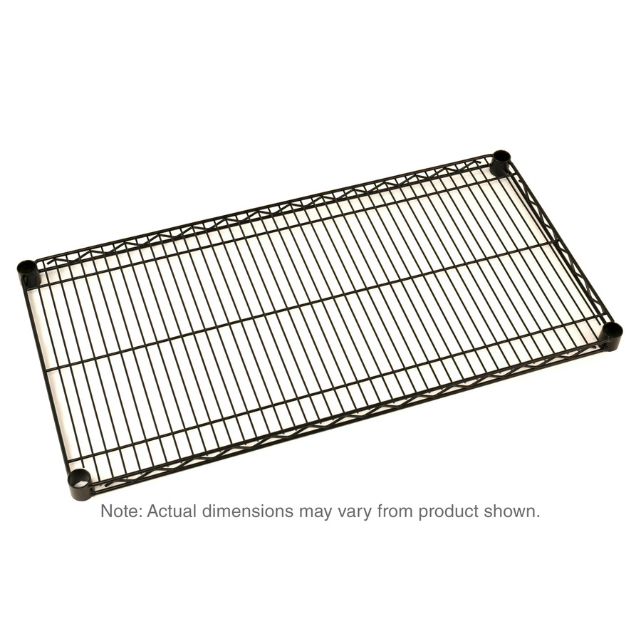 Metro 2136NBL Erecta Industrial Wire Shelf, Black, 21"x36" | JensenTools
