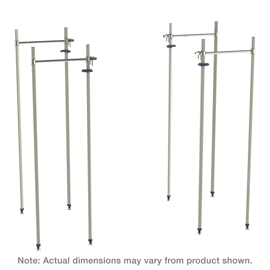 Metro MXTTE21 Top-Track Stationary End Unit Kit, 21"W MetroMax Shelving ...