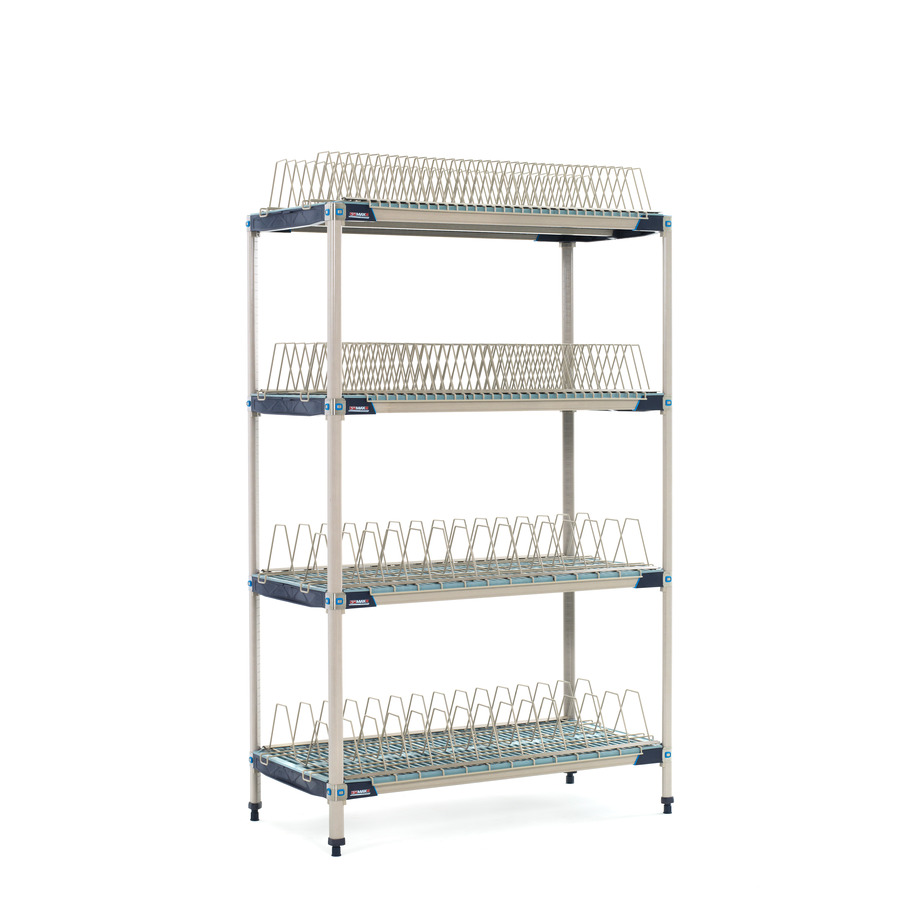 Metro PR48X4 MetroMax i Stationary Drying Rack, 2 Tray Racks, 2 Pan ...