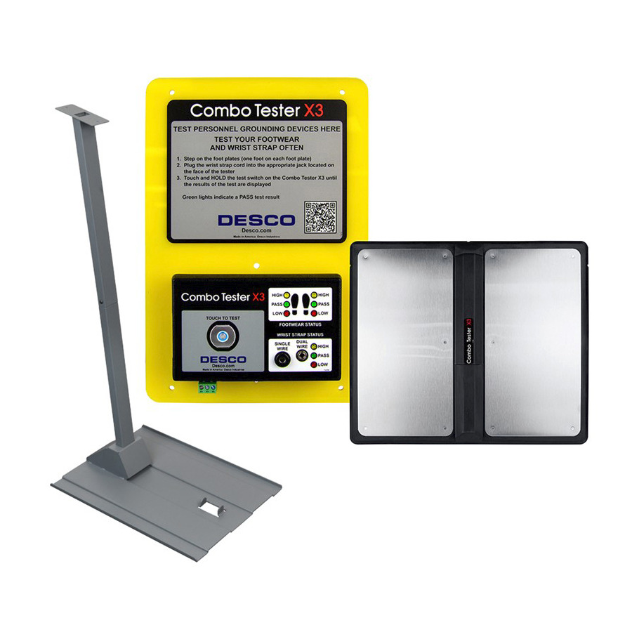 Desco 19271 Tester, Combo X3, with Stand | JensenTools