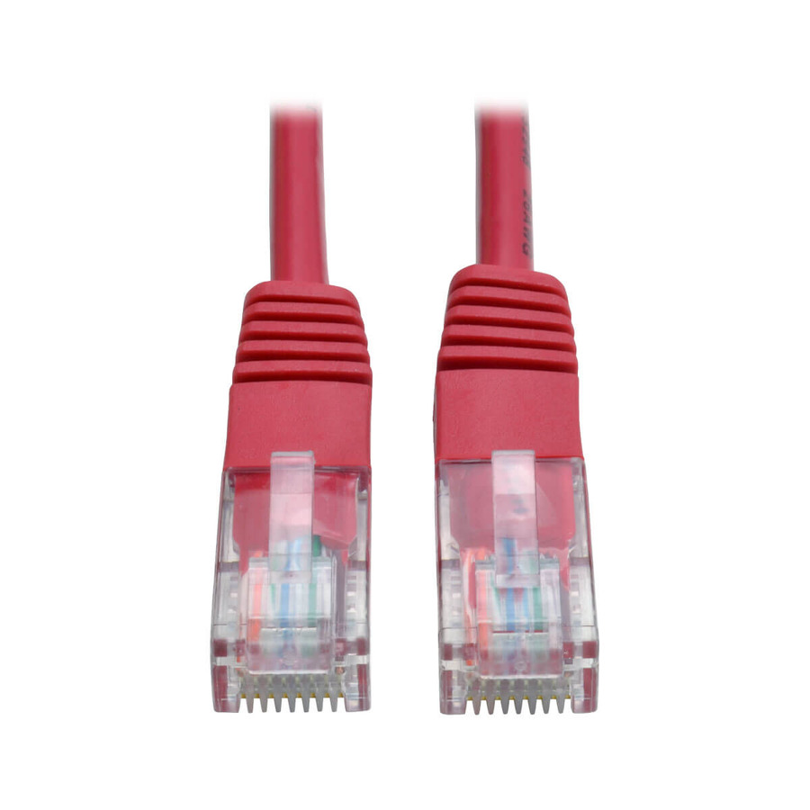 Tripp Lite N002-014-RD Ethernet Cable, Cat5e 350MHz Molded, UTP, RJ45 M ...