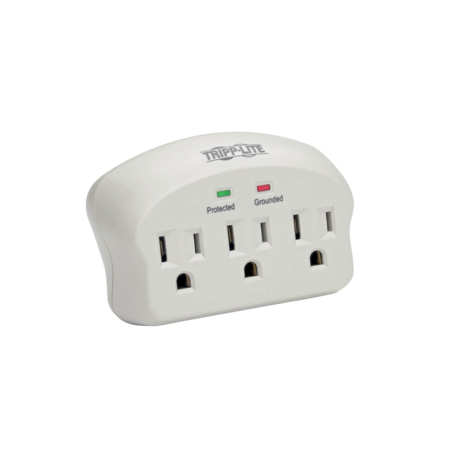 Tripp Lite SK3-0 Protect It! 3-Outlet Surge Protector, Direct Plug-In ...