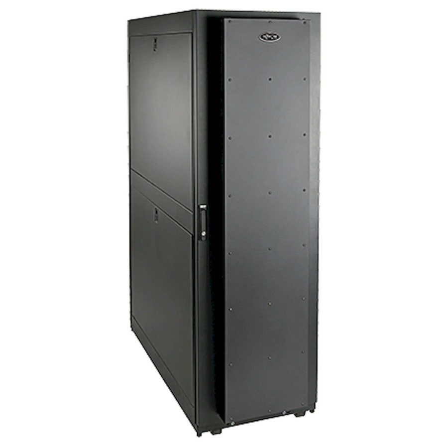 Tripp Lite SRQP42UB SmartRack 42U Standard-Depth Quiet Server Rack Enclosure Cabinet with Sound ...