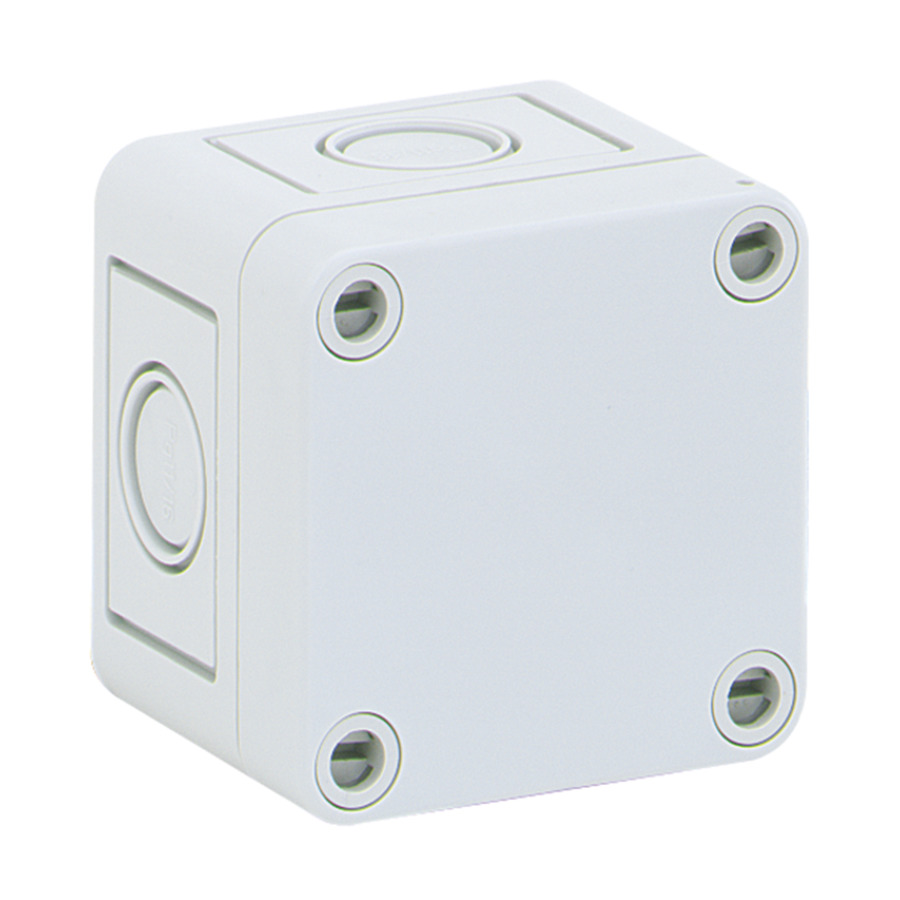 Altech 105-901 Enclosure, Polystyrene, Gray, Metric Knockouts, 2.56" x ...