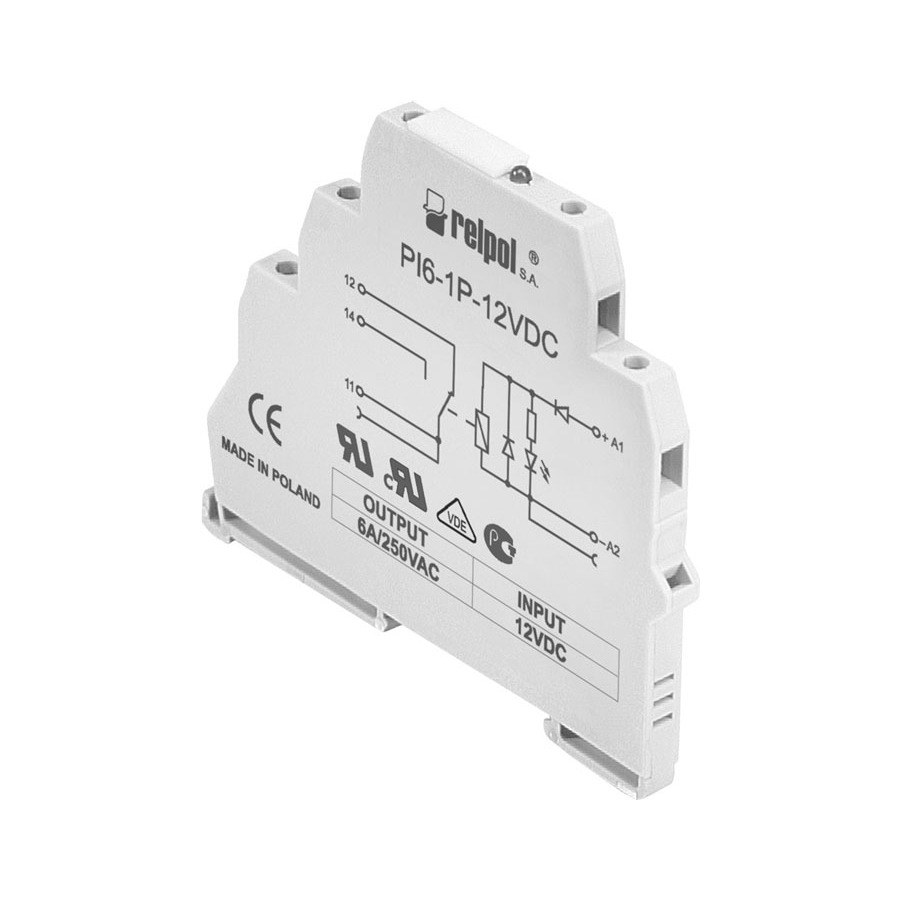 Altech PI6-1P-115VAC/DC Miniature Relay, Industrial, SPDT, 115VAC/DC ...