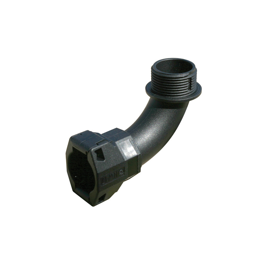 Altech 3805200 Conduit Gland, M16, NW10 Angular 90deg, PA, Black ...