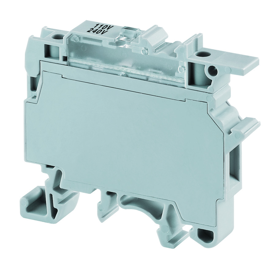 Altech CMT4 Terminal Block, Mini Feed-Thru, Int Jumper, W: 6 mm, L ...