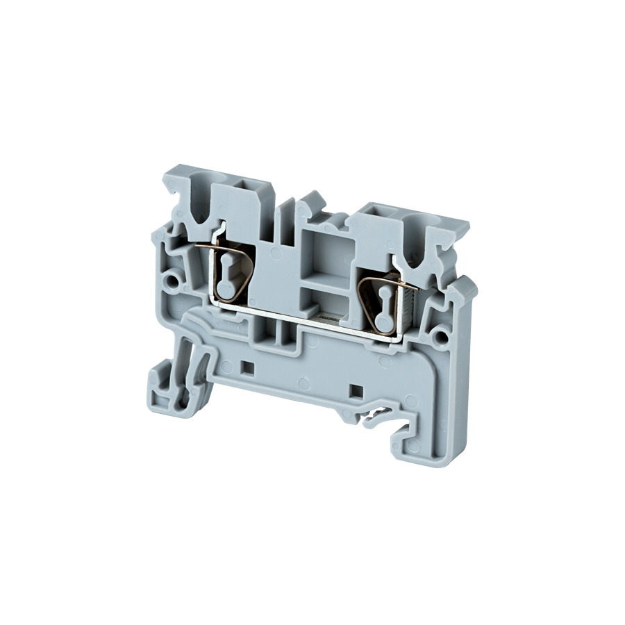 Altech CX2.5/R Terminal Blocks, Feed-Thru, DIN, Spring, 2 conn, 5x49 ...