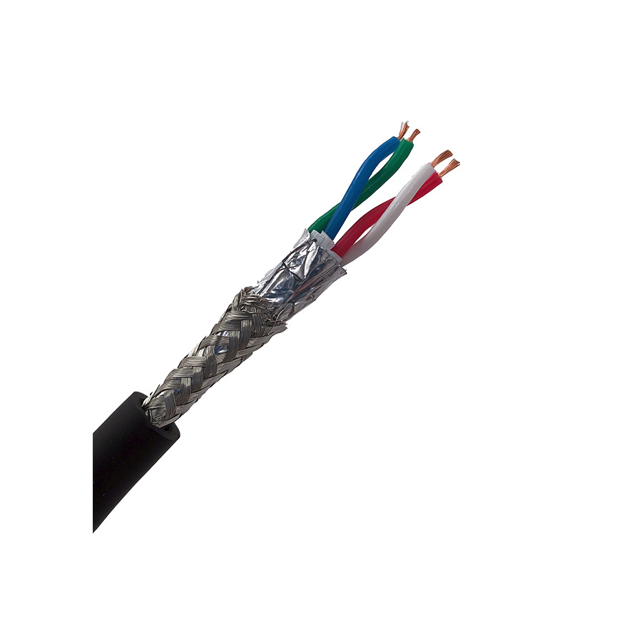 Io Audio Technologies IO-D22428- 500SP Balanced DMX Cable w/Alum. Foil ...