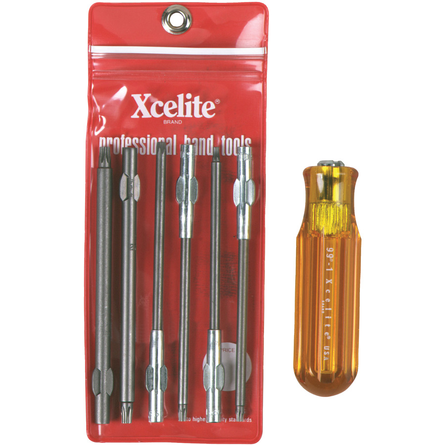Weller-Xcelite 99XTD7N Torx Driver Blade Set, 6-Pc, Slotted, for 99 ...