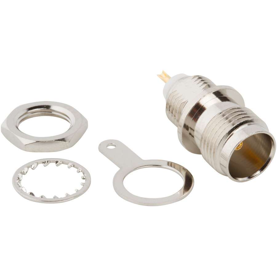 Amphenol RF 122333 RF TNC Connector, Straight, Jack, Solder Cup ...