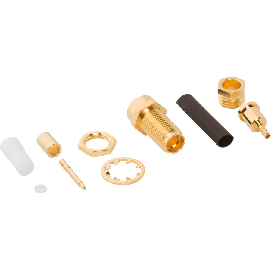 Amphenol RF 132220RP RF RP-SMA Connector, Straight, Crimp, Jack ...