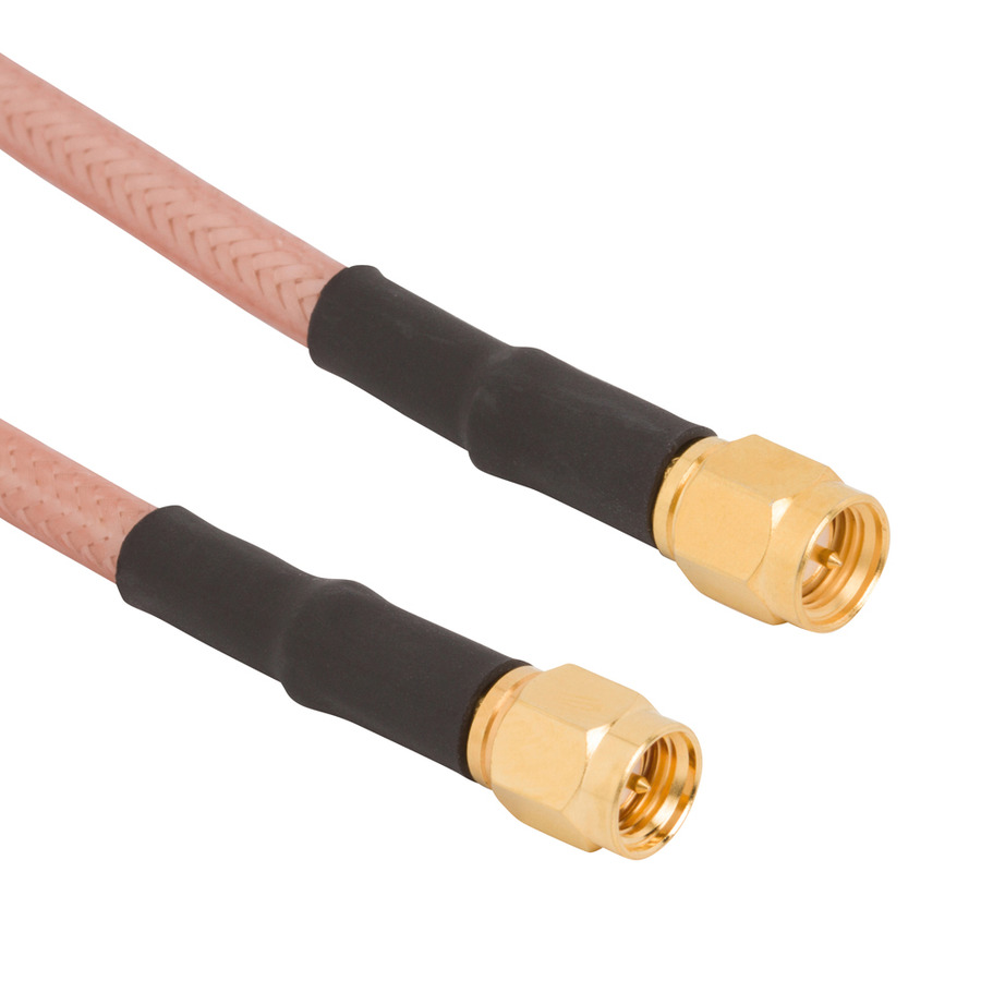 Amphenol RF 135101-07-18.00 RF Cable, SMA Straight Plug to SMA Straight ...