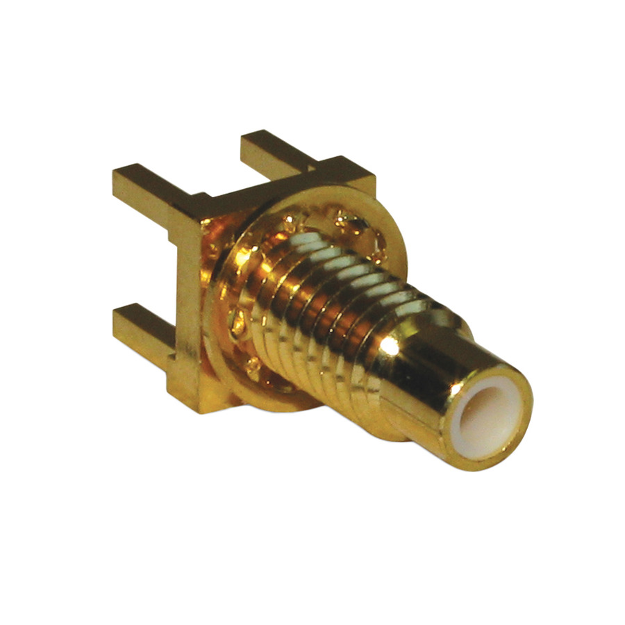Amphenol RF 152140 RF SMC Connector, Straight, Jack, PCB Through Hole ...