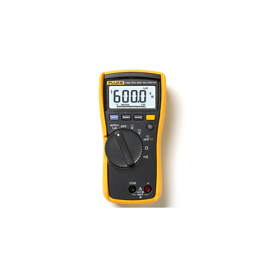 Fluke FLUKE-114 Digital Multimeter, Electrical, True RMS | JensenTools